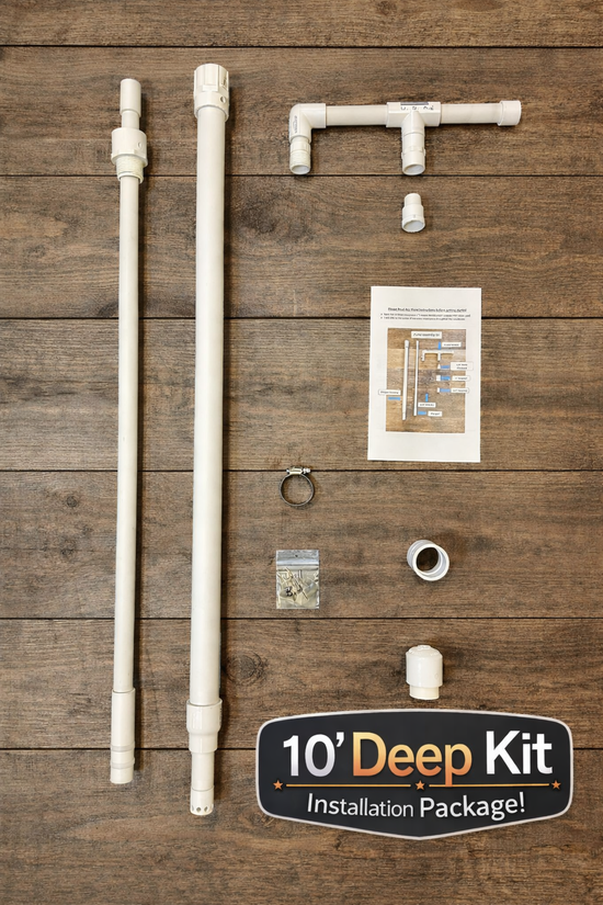Manual Deep Well Hand Pump Kit (10–150 ft) | Bradley Well Pumps